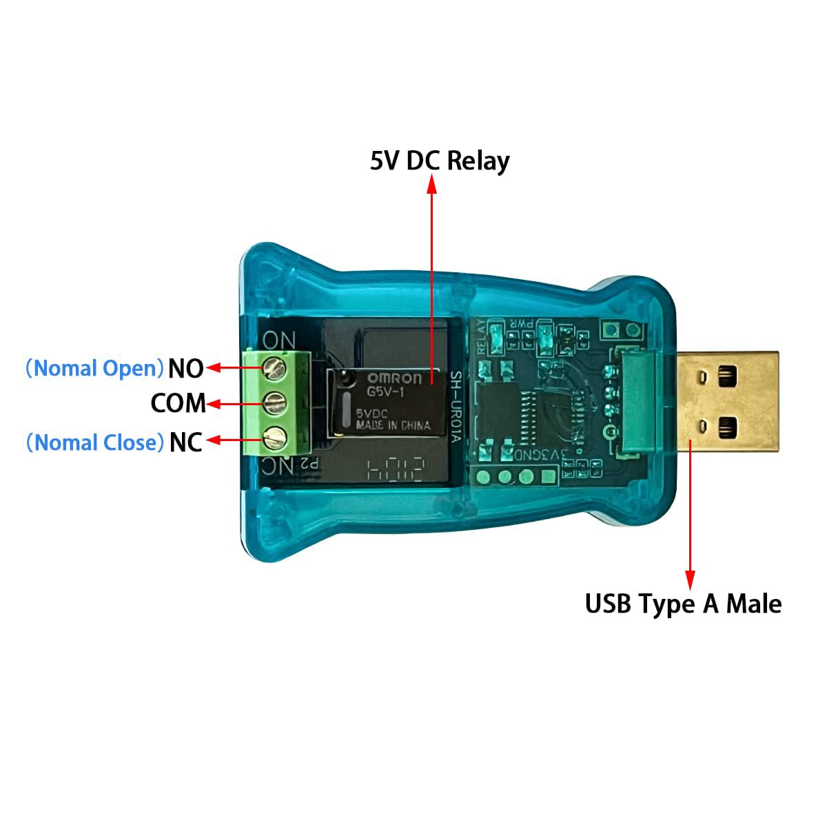Smart Factory Direct. Single SMEMA USB Relay (Output) Controller